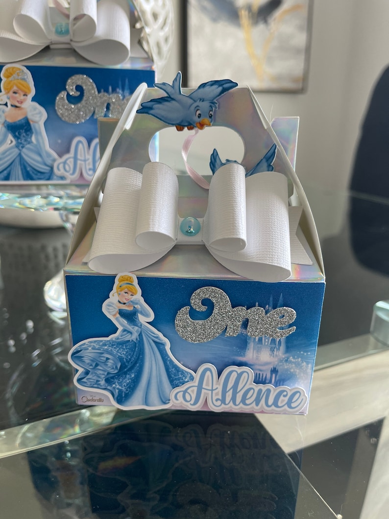 Cinderella Party Favor Box, Cinderella Birthday Cinderella Birthday ...