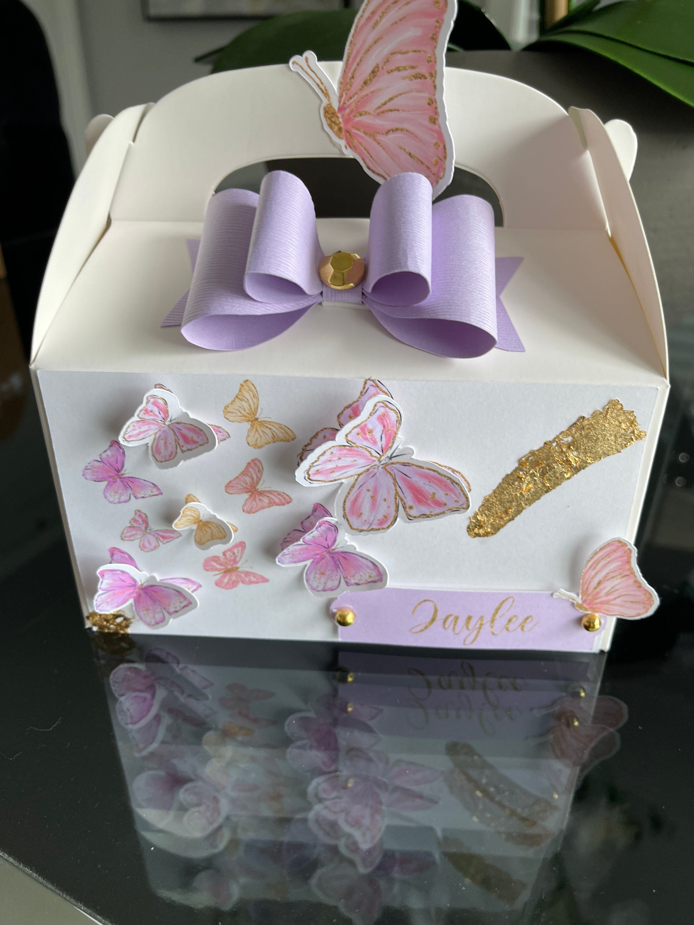 Butterfly Party Favor Box Butterfly Birthday Butterfly - Etsy