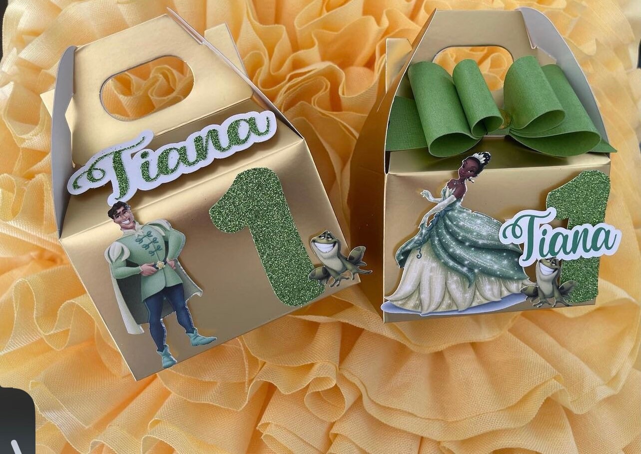Tiana Party Favor Box - Etsy