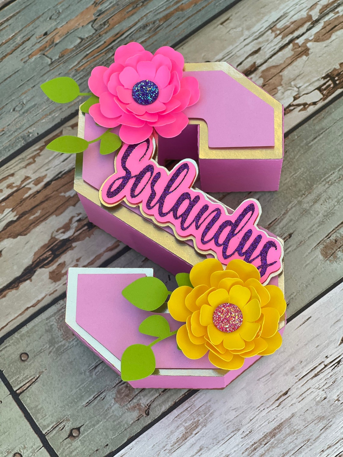 3D Letter 3D Letter Birthday Decor 3D Letter Party Decorations - Etsy