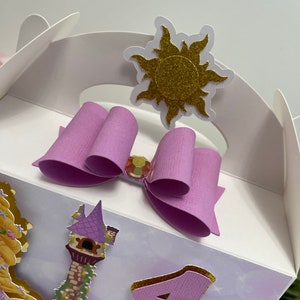 Rapunzel Party Favor Box, Rapunzel Birthday Decorations, Rapunzel Party ...