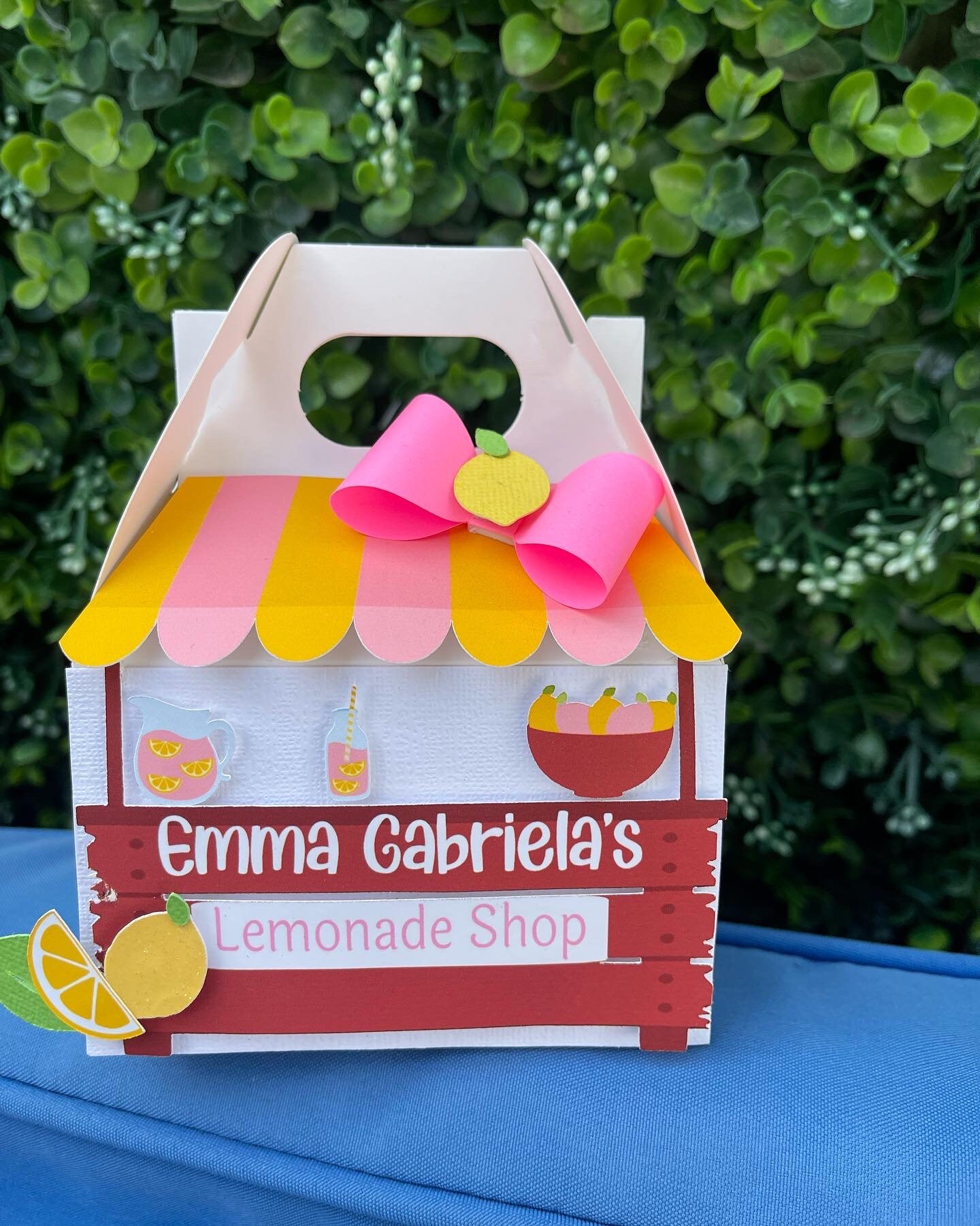 Lemonade Party Favor Box Lemon Party Theme Lemon Birthday - Etsy