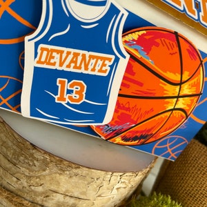 Basketball Party Favor Box, Basketball Treat Box, Basketball Birthday ...