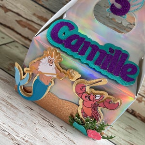 Princess Ariel Party Favor Box, the Little Mermaid Party Favor Box, the ...