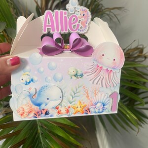 Under the Sea Birthday Box, Under the Sea Party Favor, Under the Sea ...