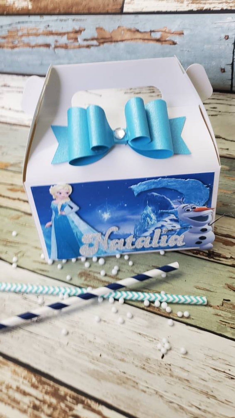Frozen Party Favor Box Frozen Birthday Supplies Frozen Party - Etsy