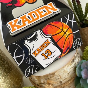 Basketball Party Favor Box, Basketball Treat Box, Basketball Birthday ...