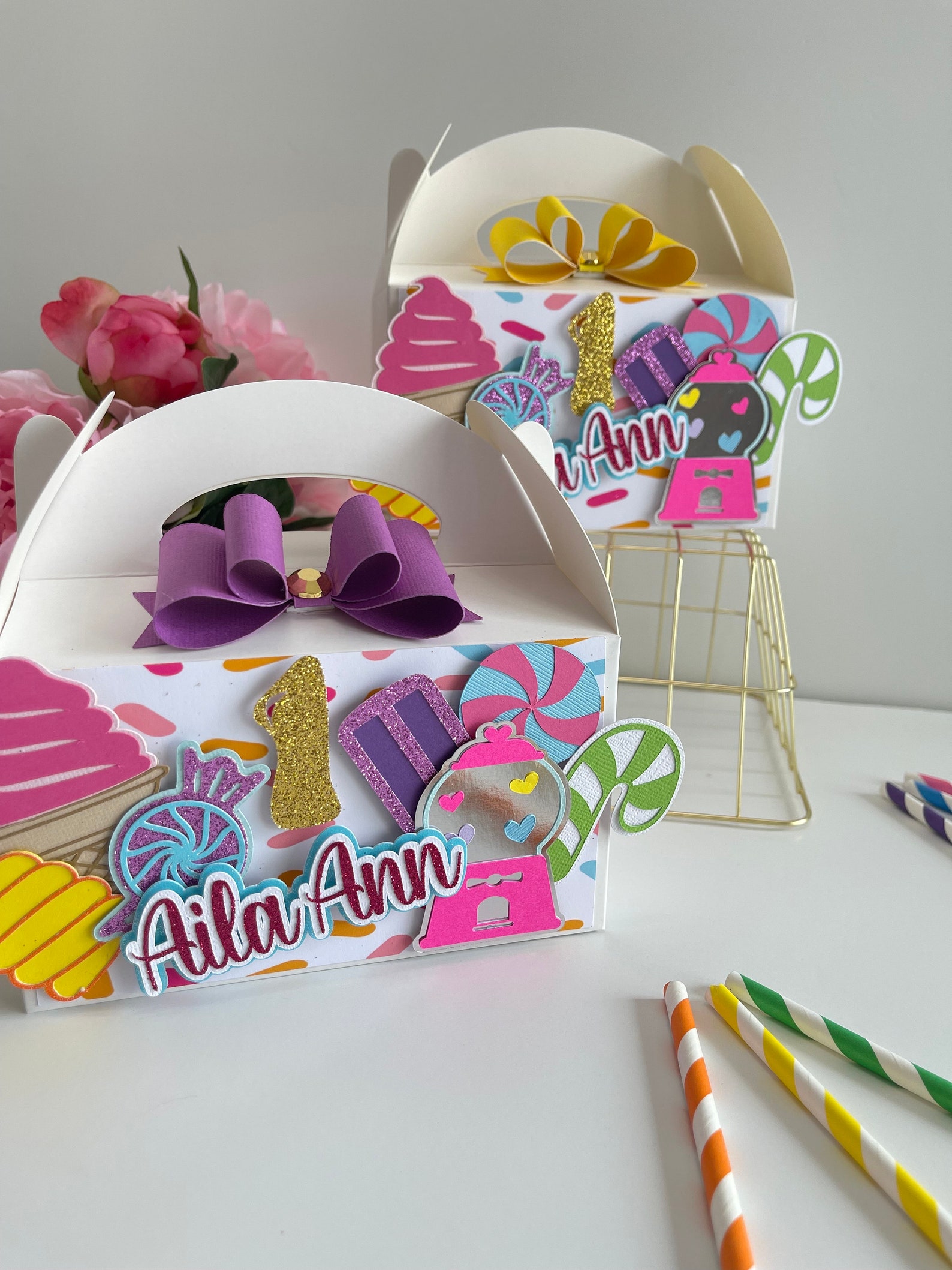 Candy Land Party Favor Box, Candy Land Birthday Decorations, Candy Land ...