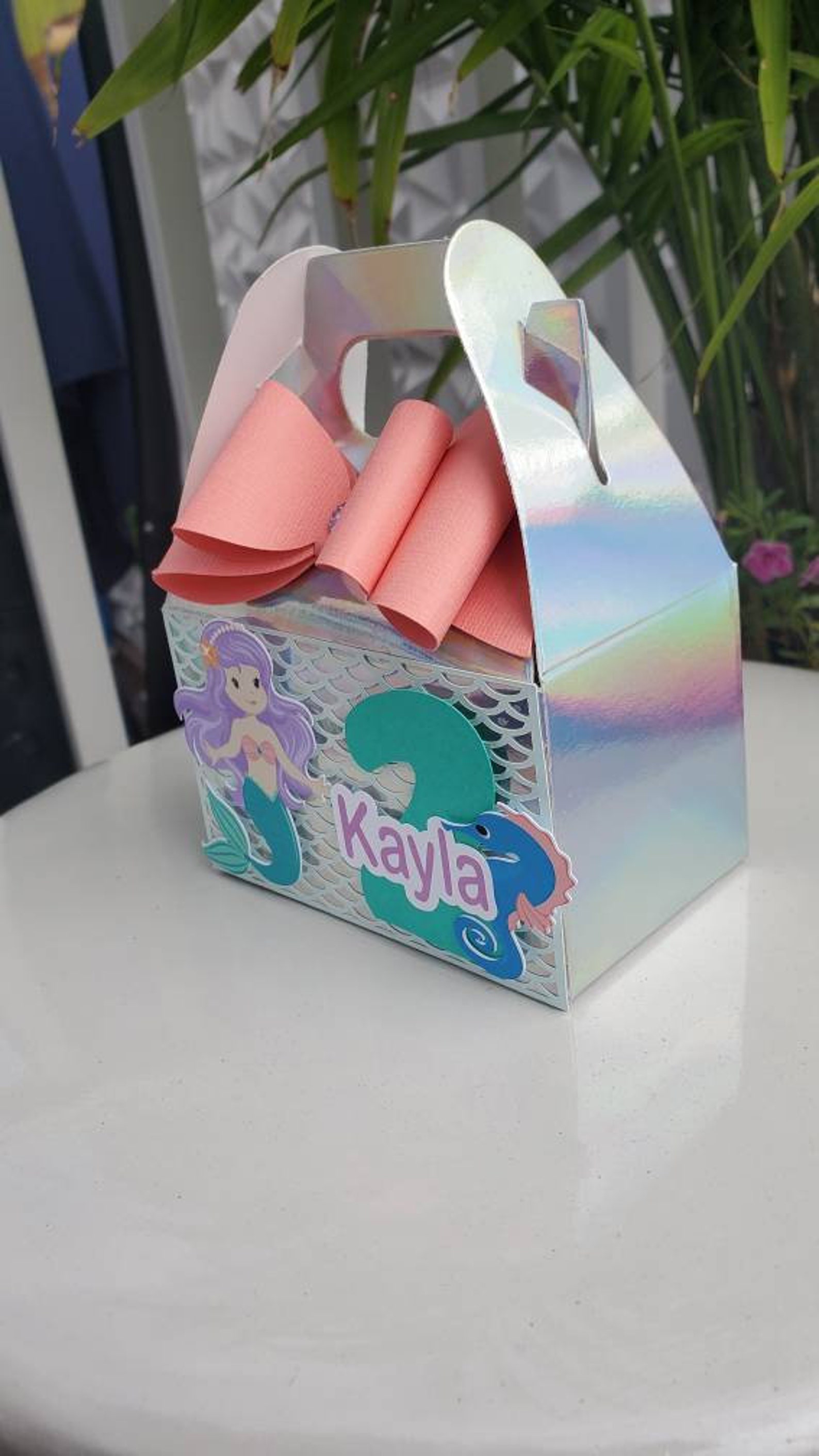 Mermaid Party Favor Box Mermaid Treat Box Mermaid Birthday - Etsy