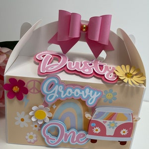 Groovy Party Favor Box, Groovy Treat Box, Two Groovy Birthday Box, One ...