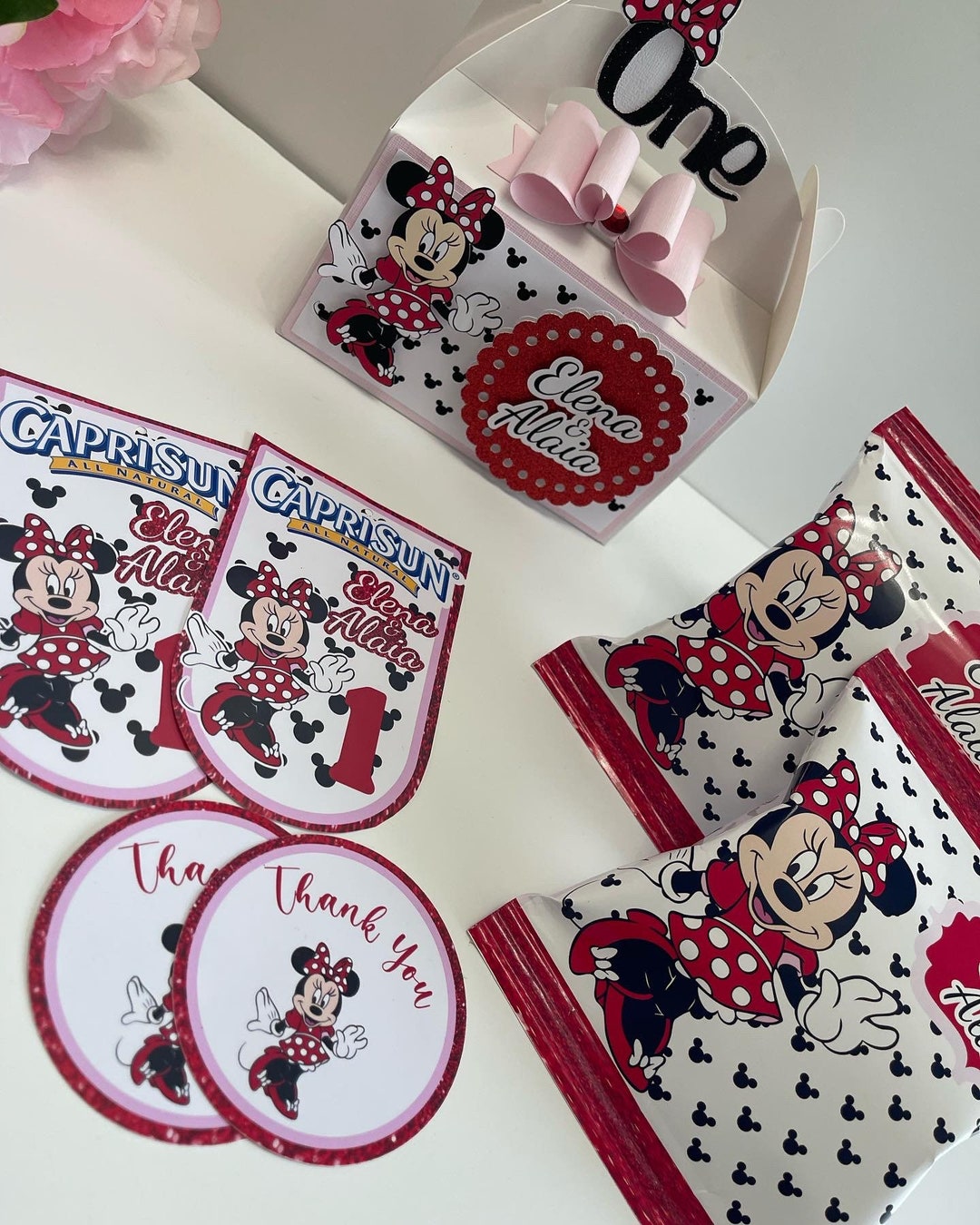 Minnie Mouse Party Favor Minnie Mouse Birthday Package Minnie Mouse ...
