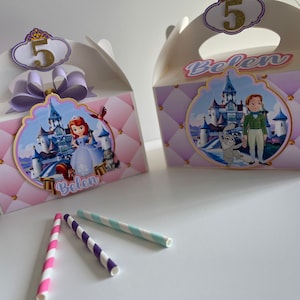 Sophia the First Party Favor Box, Sophia the First Party Decorations ...