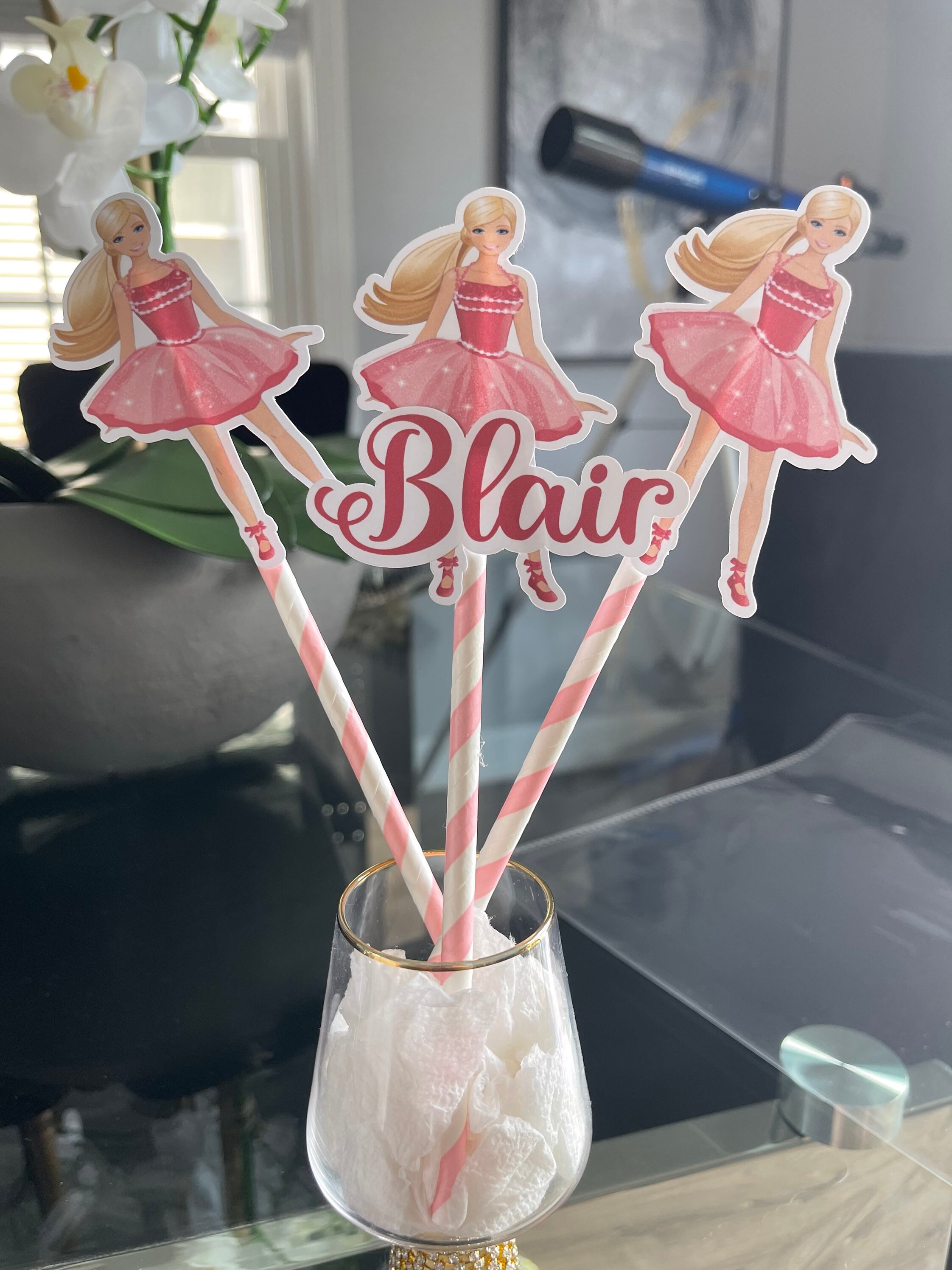 Barbie party favor box and props Barbie birthday supplies | Etsy