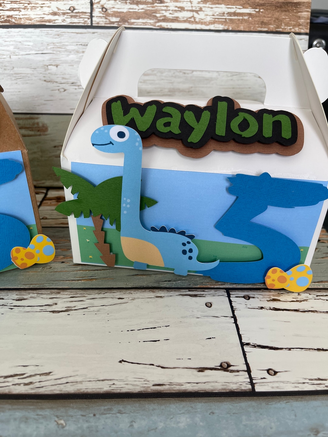 Dinosaur Party Favor Box, Dinosaur Theme Party, Dinosaur Birthday Box ...