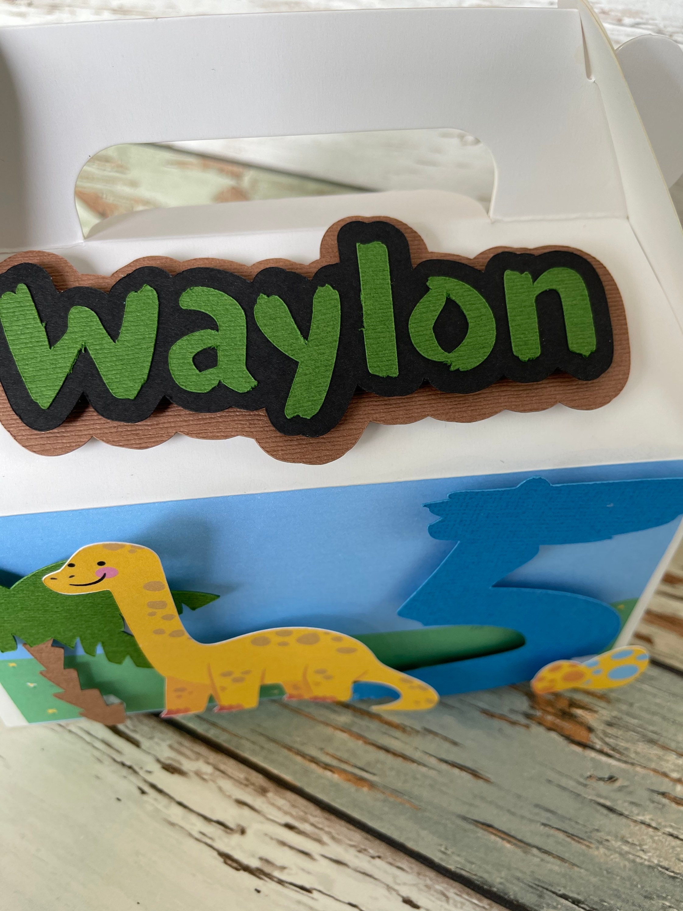 Dinosaur Party Favor Box Dinosaur Theme Party Dinosaur - Etsy