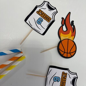Basketball Cupcakes Topper, Sport Cupcakes Topper, Basketball Birthday ...
