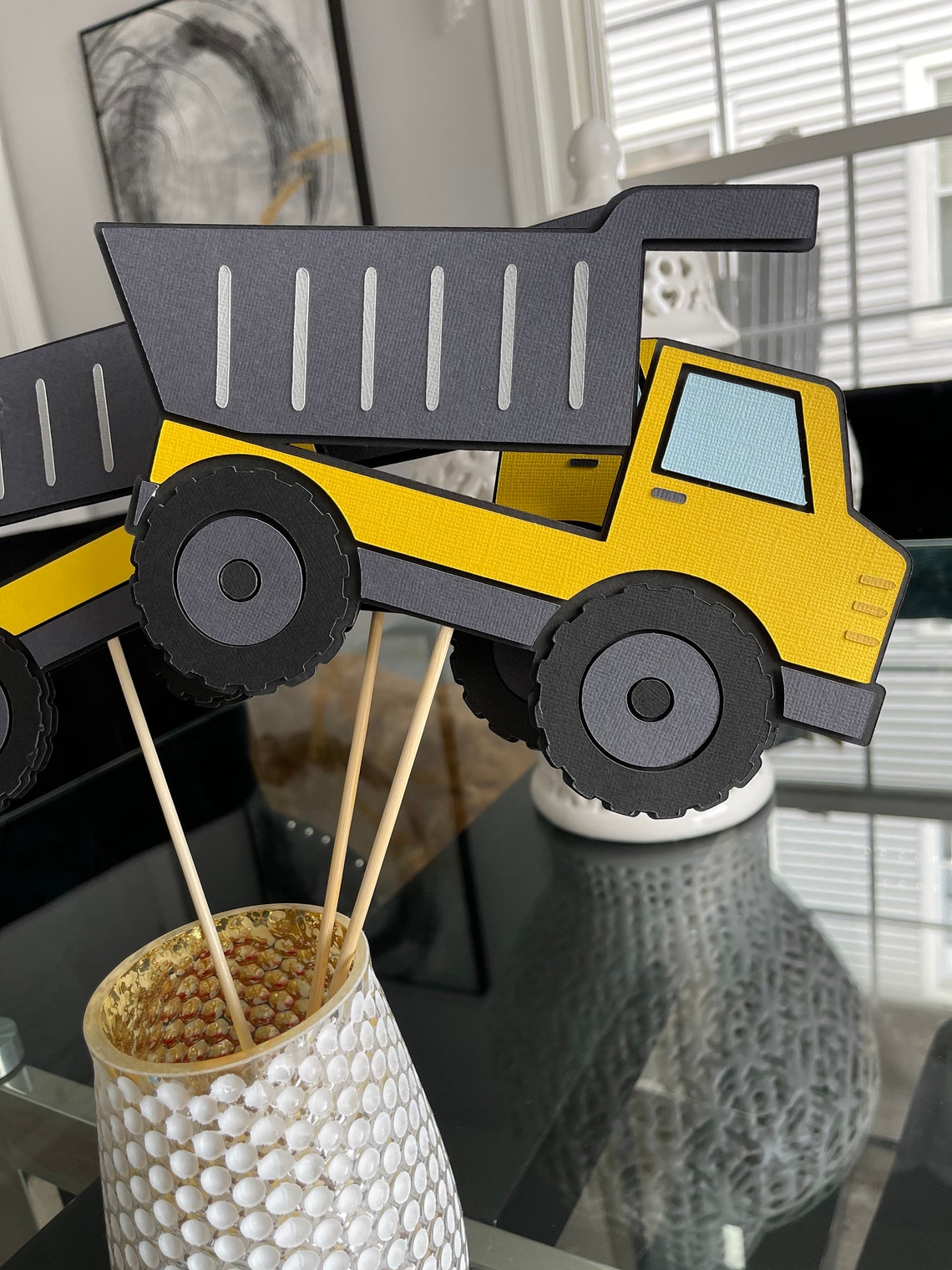 Construction Truck Cutouts Construction Truck Party Decor | Etsy