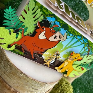 Lion King Party Favor Box, Lion King Birthday Theme, Lion King Birthday ...
