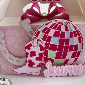 Rodeo Disco Party Favor Box, Rodeo Disco Birthday Decorations, Rodeo ...