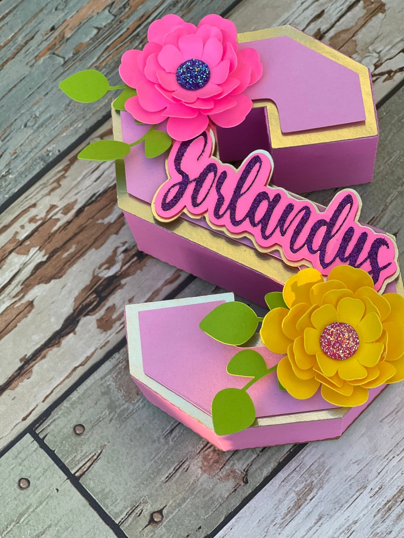 3D Letter 3D Letter Birthday Decor 3D Letter Party Decorations - Etsy