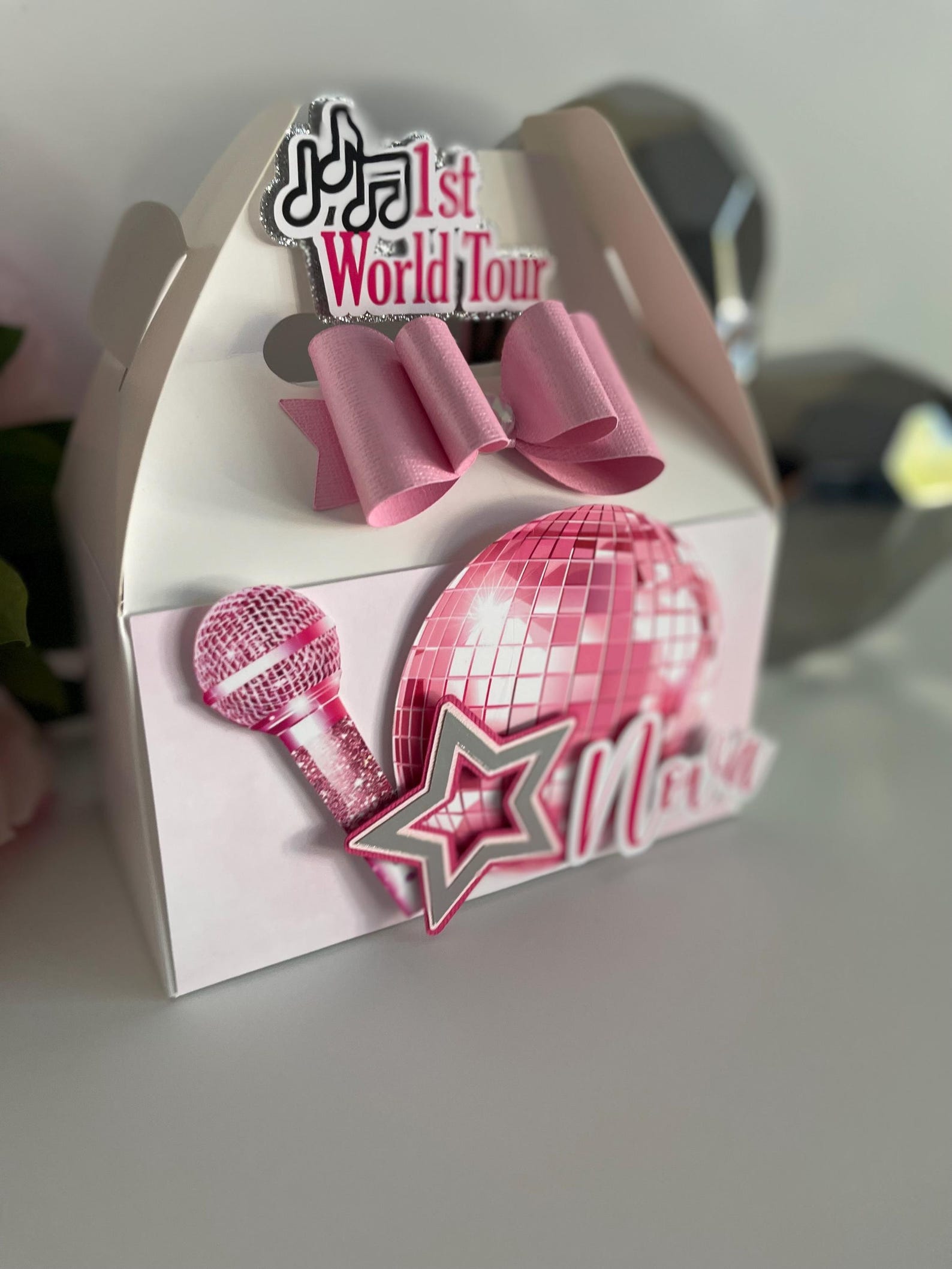 Concert Party Favor Box, Concert Birthday Theme, Concert Birthday ...