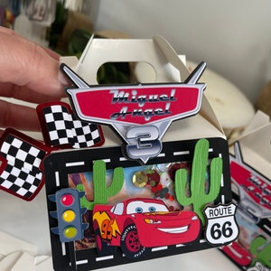 Cars Party Favor Box, Cars Goody Box, Cars Party Decorations, Cars ...