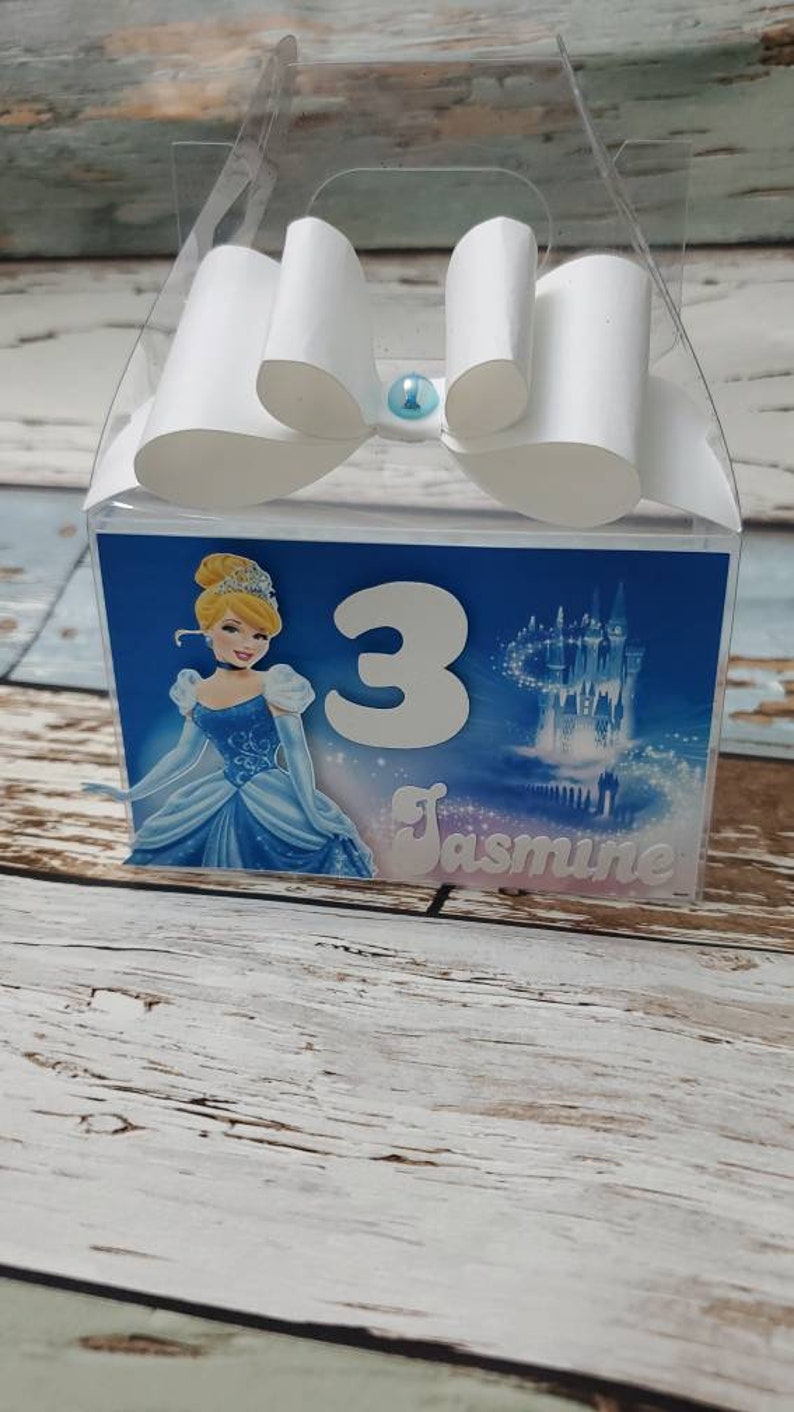 Cinderella party favor box Cinderella birthday Cinderella | Etsy