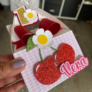 Cherry Party Favor Box, Cherry Birthday Decorations, Cherry Birthday ...