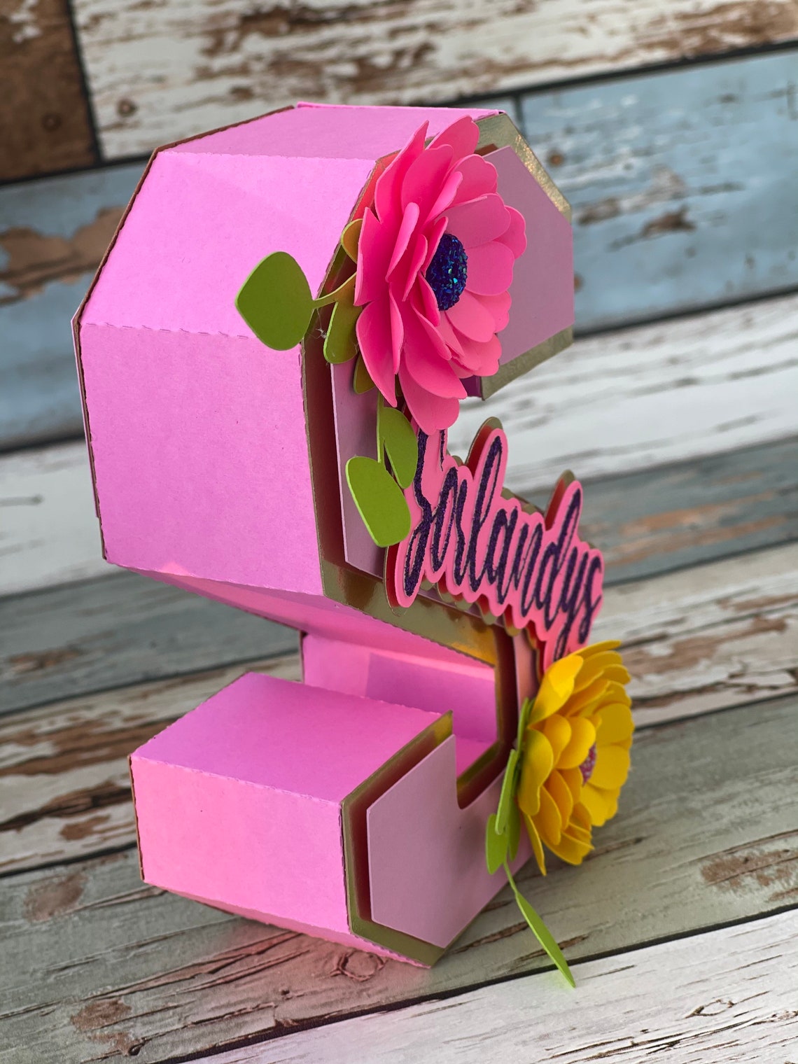 3D Letter 3D Letter Birthday Decor 3D Letter Party Decorations - Etsy