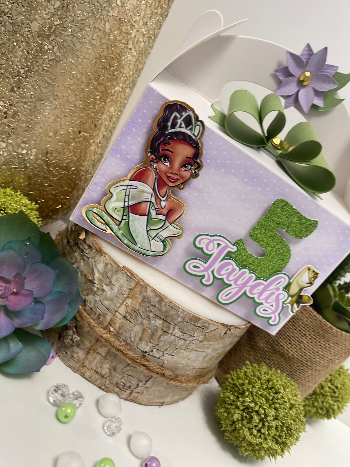 Princess Tiana Party Favor, Tiana Goody Bag, Princess Tiana Birthday ...