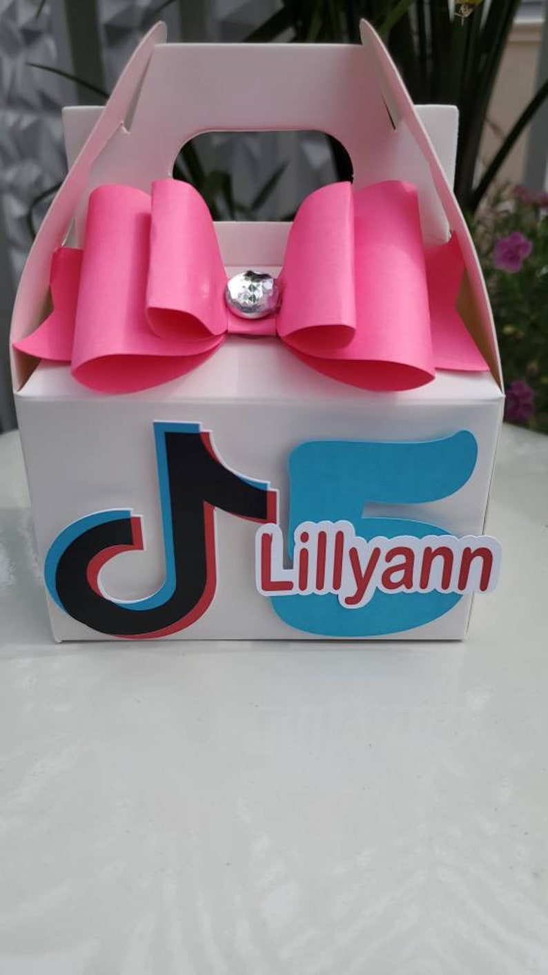 Tik Tok Party Favor Box Tik Tok Birthday Box Tik Tok Goody Etsy