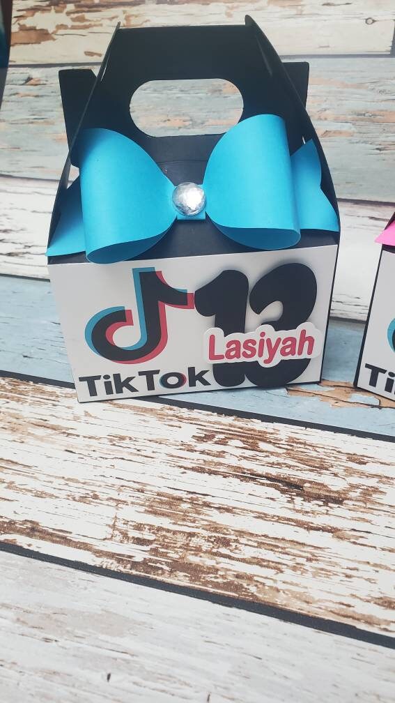 Tik Tok party box Tik Tok goody box Tik Tok Famous party | Etsy