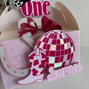 Rodeo Disco Party Favor Box, Rodeo Disco Birthday Decorations, Rodeo ...