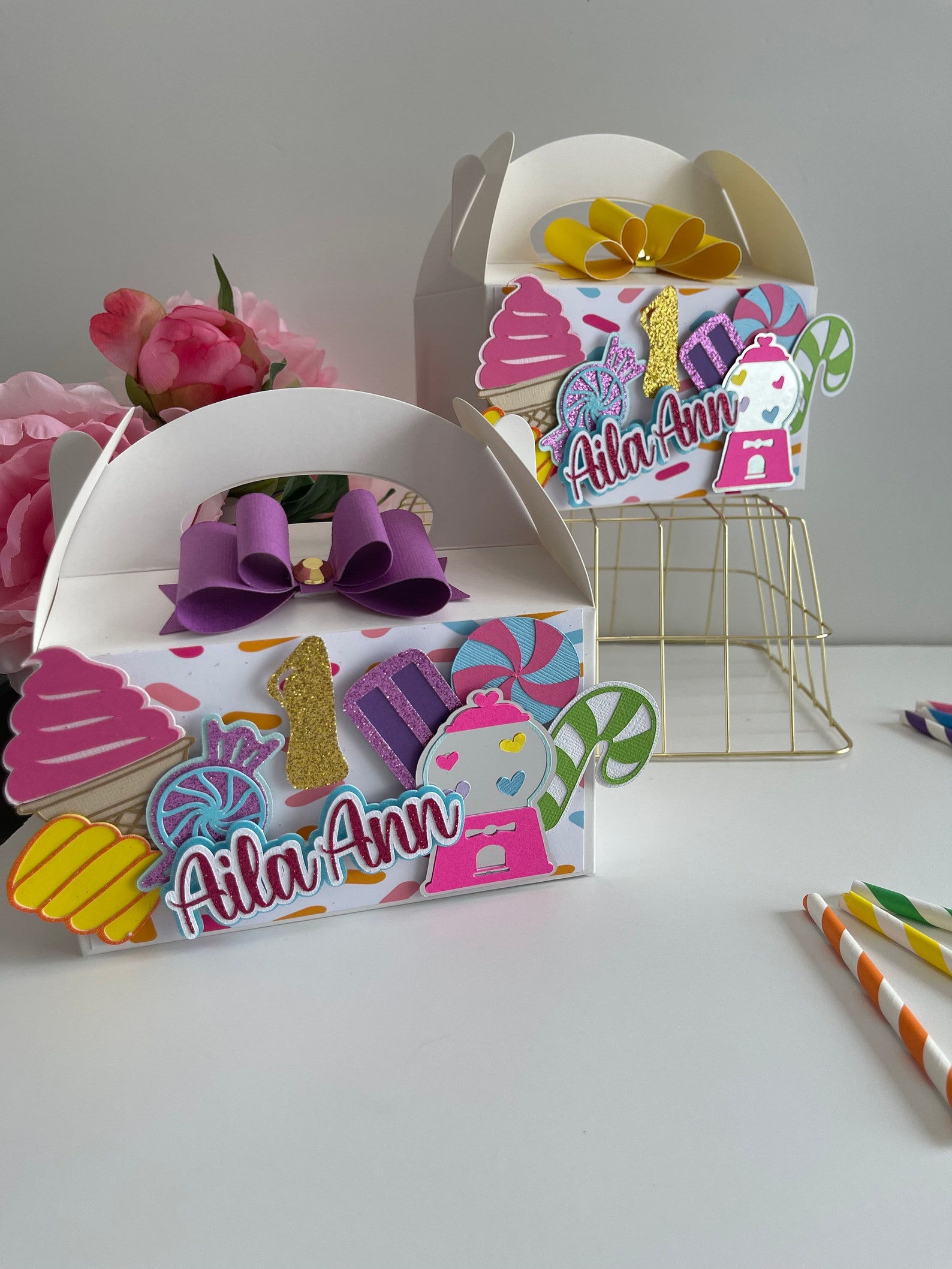 Candy Land Party Favor Box, Candy Land Birthday Decorations, Candy Land ...