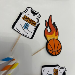 Basketball Cupcakes Topper, Sport Cupcakes Topper, Basketball Birthday ...