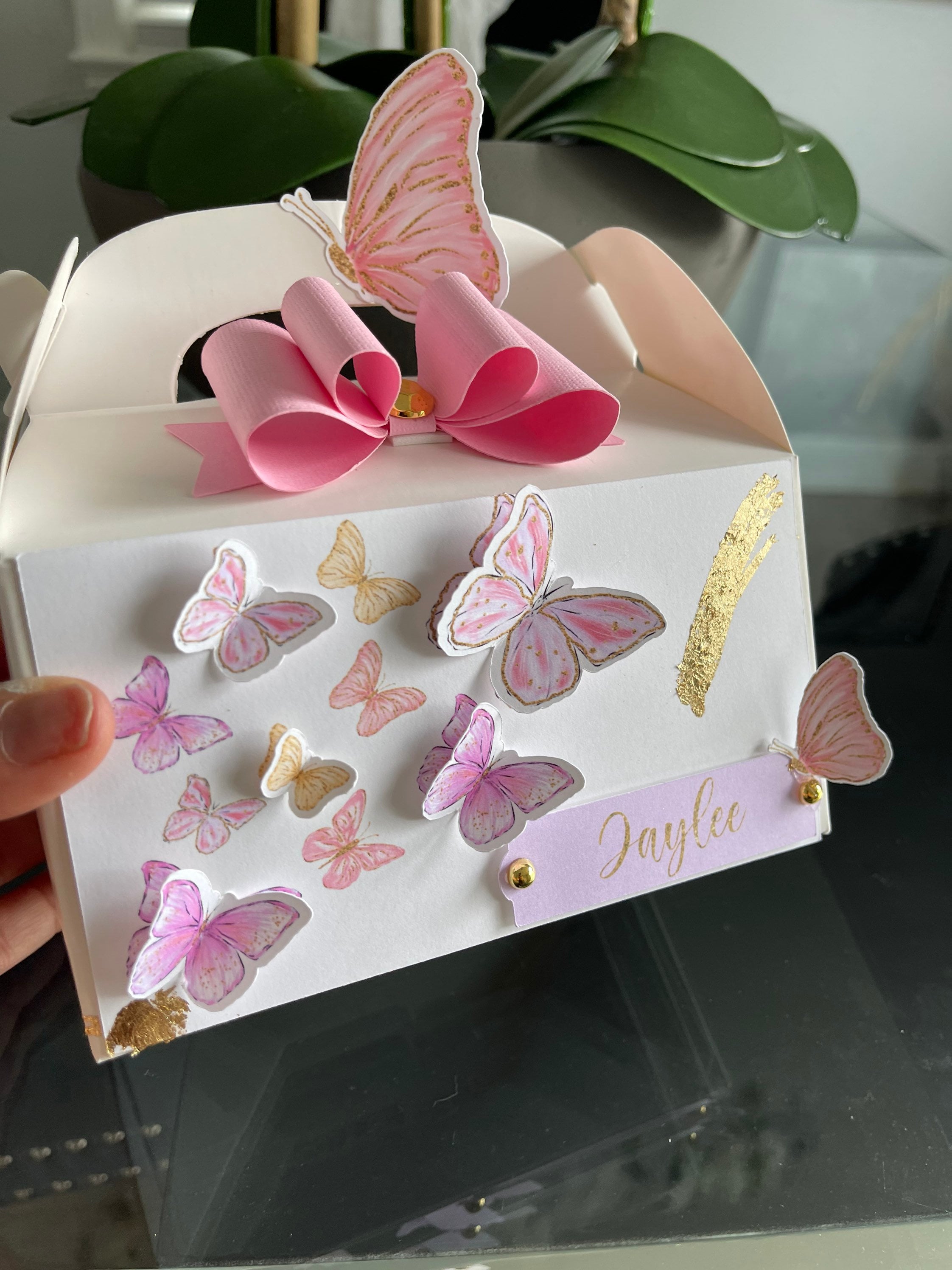 Butterfly Party Favor Box Butterfly Birthday Butterfly - Etsy