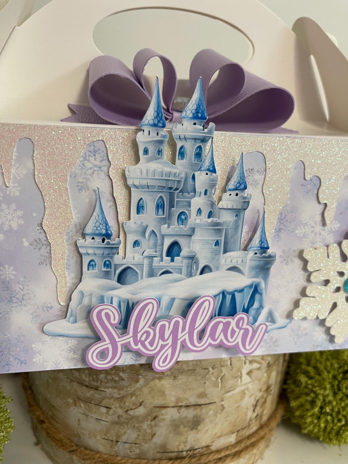 Winter Wonderland Party Favor Box, Winter Onederland Party Box, Winter ...