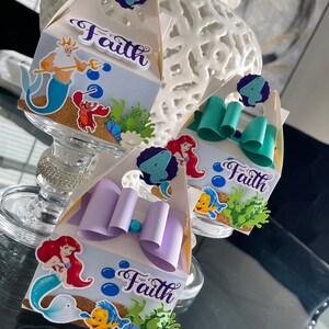 Princess Ariel Party Favor Box, the Little Mermaid Party Favor Box, the ...