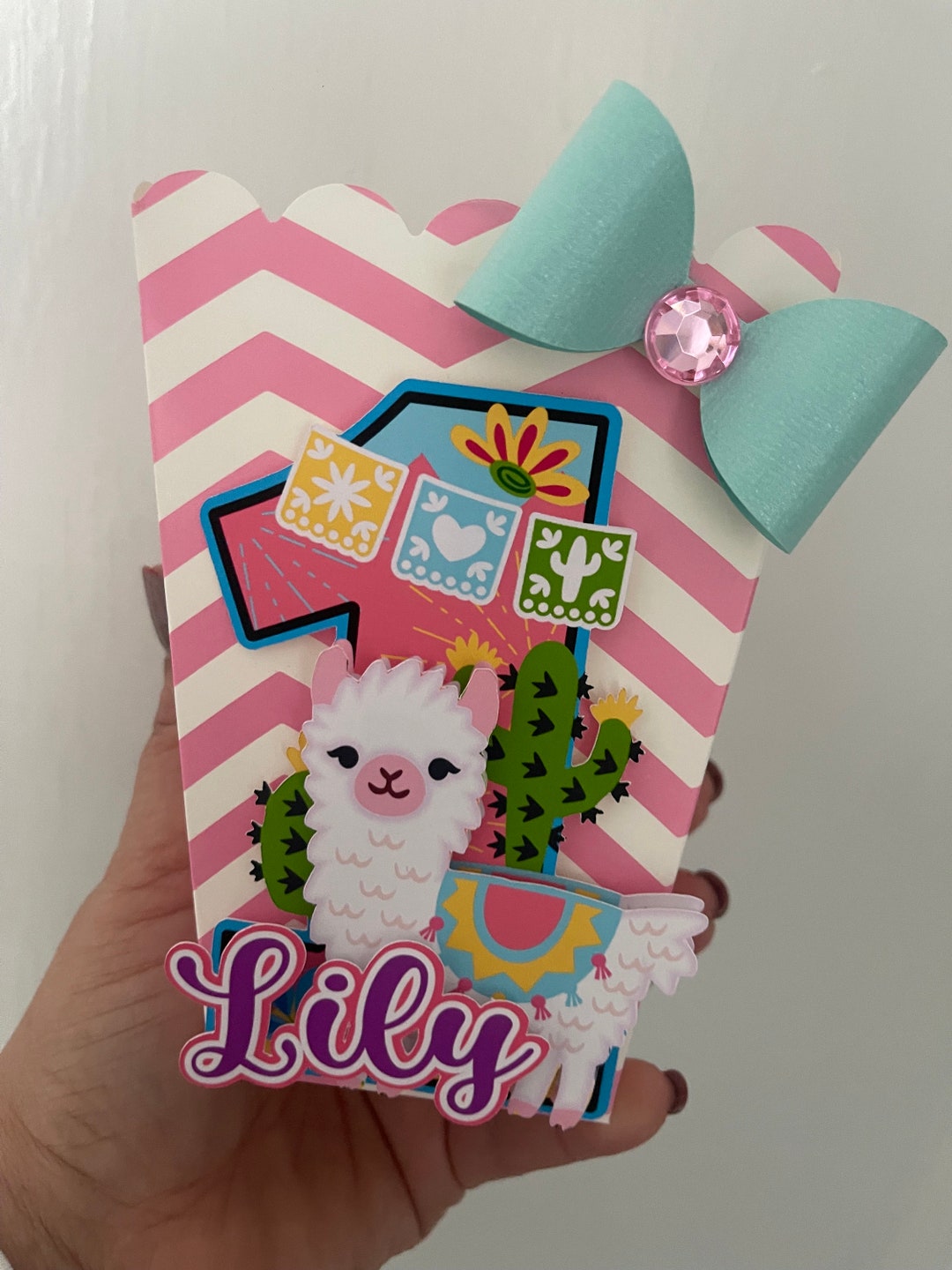 Llama Party Favor Box, Llama Birthday Theme, Llama Birthday Decoration ...