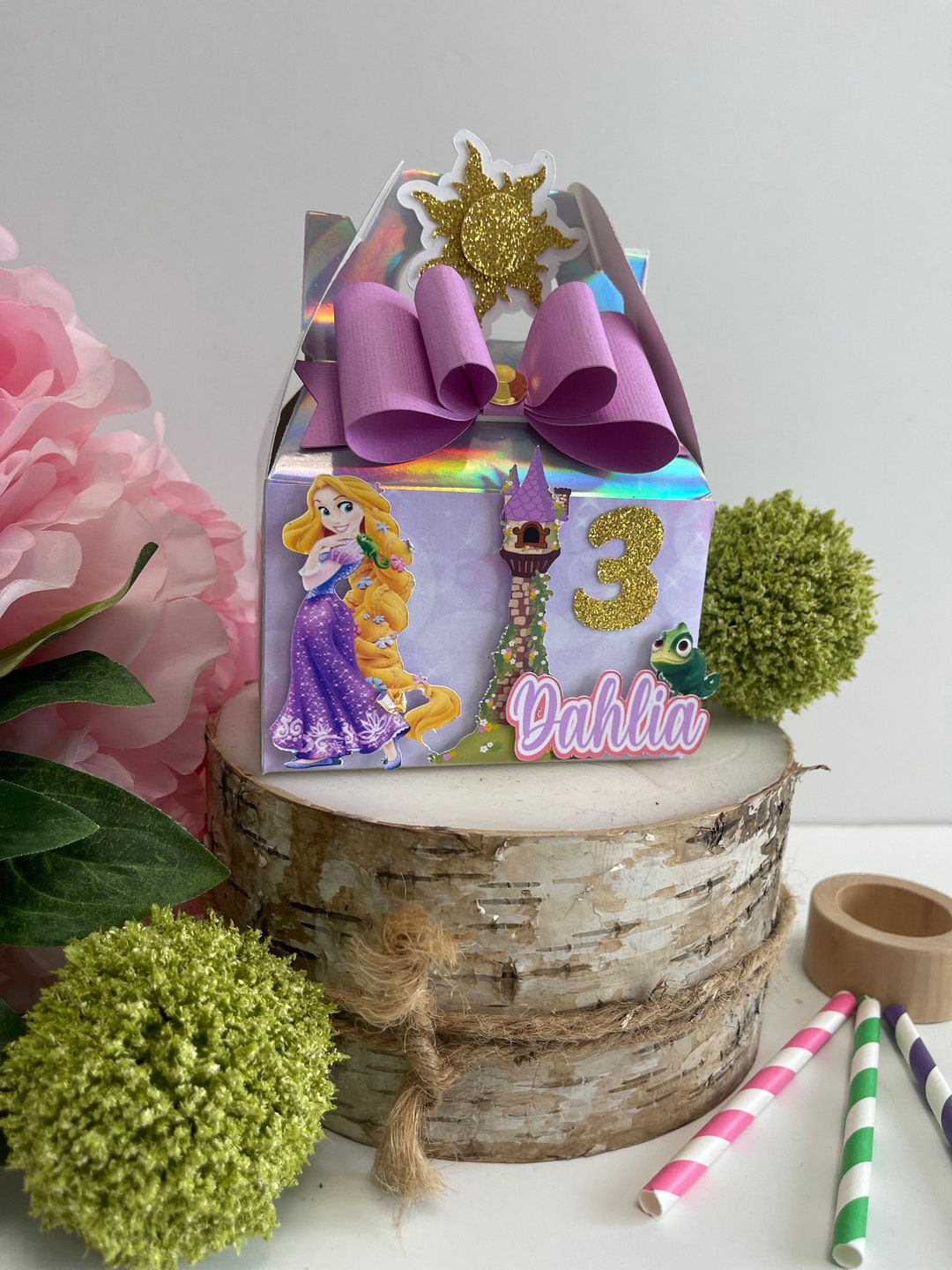 Rapunzel Party Favor Box Rapunzel Birthday Decorations - Etsy