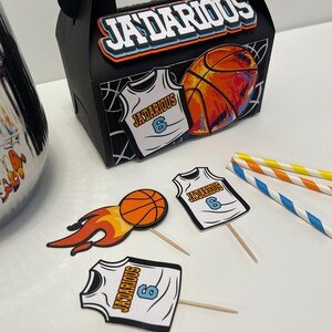 Basketball Party Favor Box Basketball Treat Box Basketball - Etsy