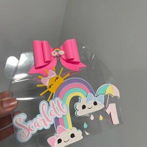 Rainbow Party Favor Box, Sunshine Party Favor, Rainbow Treat Box ...