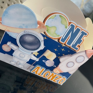 Astronaut Party Favor Box, Astronaut Birthday Theme, Astronaut Birthday ...