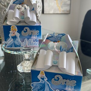 Cinderella Party Favor Box, Cinderella Birthday Cinderella Birthday ...