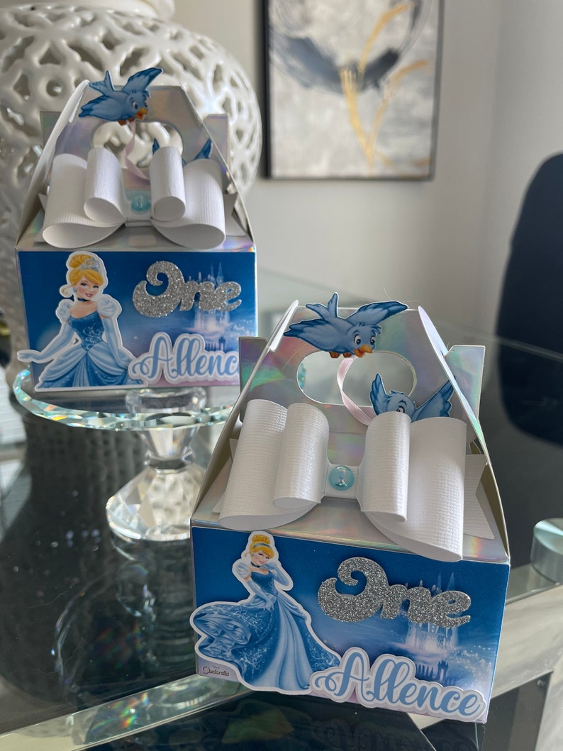 Cinderella Party Favor Box, Cinderella Birthday Cinderella Birthday ...