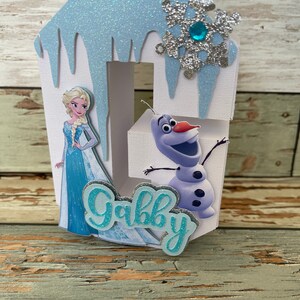 Frozen 3D Letter, Elsa 3D Letter, Frozen Party Supplies, Elsa Party ...