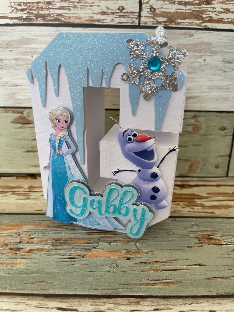 Frozen 3D Letter Elsa 3D Letter Frozen Party Supplies Elsa | Etsy