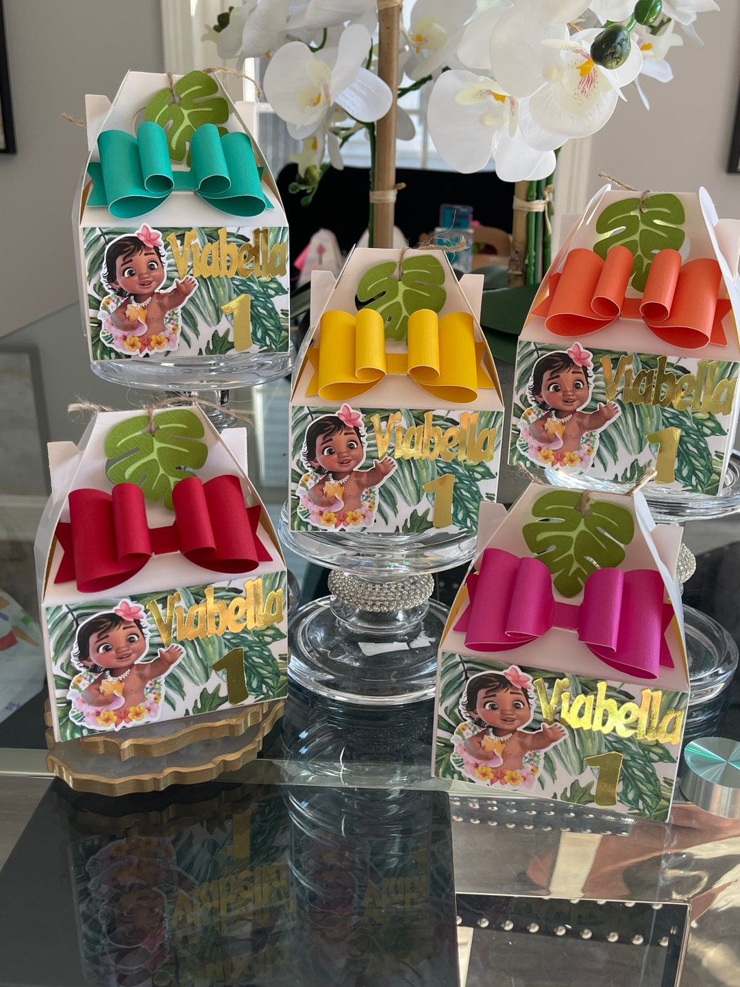 Moana Party Favor, Moana Goody Box, Moana Birthday Decorations, Moana ...