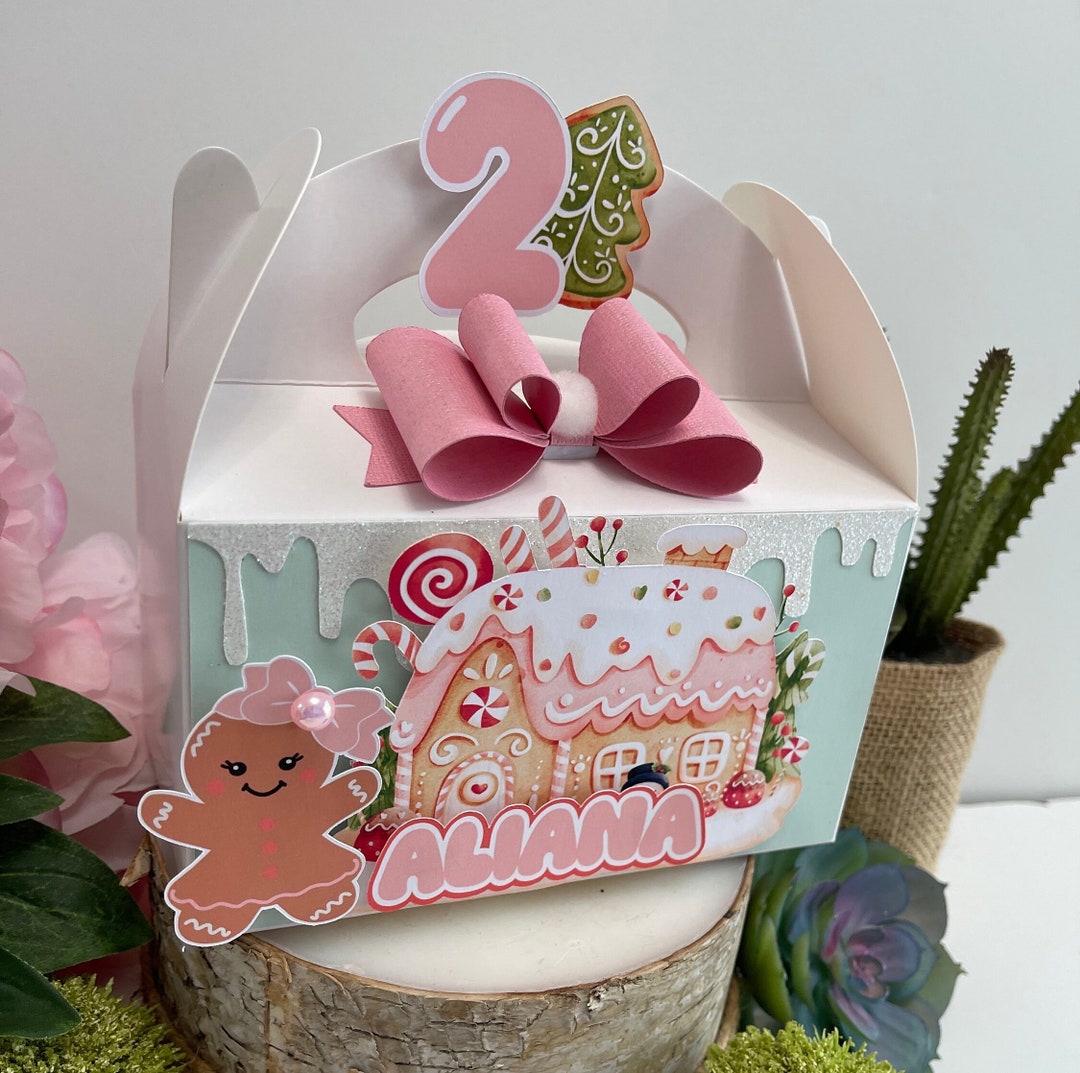 Gingerbread Party Favor, Gingerbread Birthday Theme, Gingerbread ...