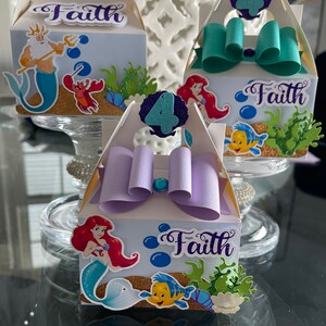 Princess Ariel Party Favor Box, the Little Mermaid Party Favor Box, the ...